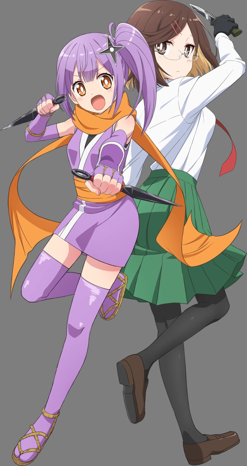 ninja to koroshiya no futarigurashi koga konoha kusagakure satoko japanese clothes megane ninja ...